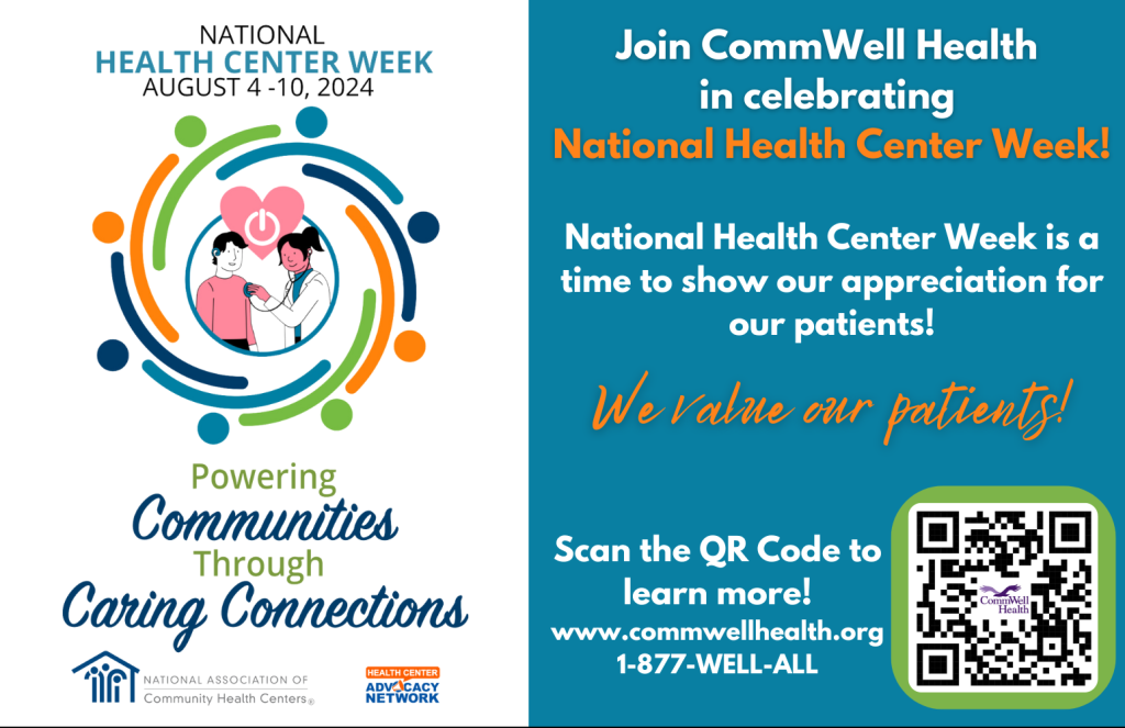 National Health Center Week 2024 - Commwellhealth.org