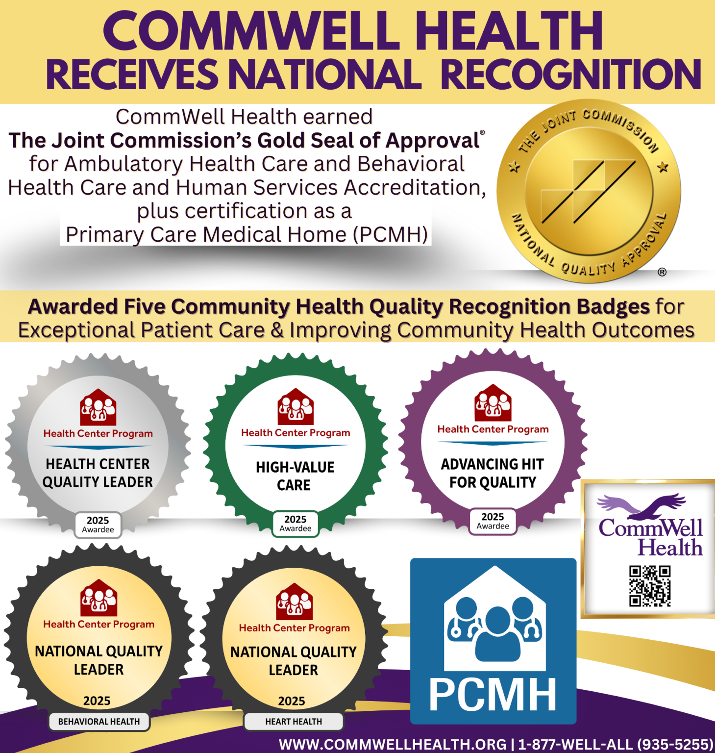 CommWell Health Earns Joint Commission Accreditation and National ...